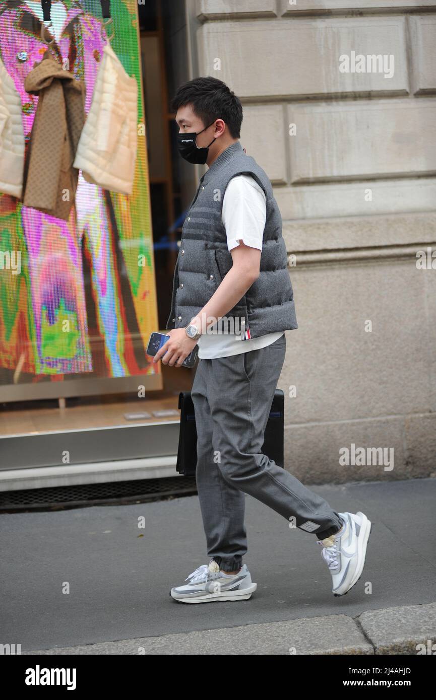Milan, . 13th Apr, 2022. Milan, 13-04-2022 Steven Zhang, 30 years old ...