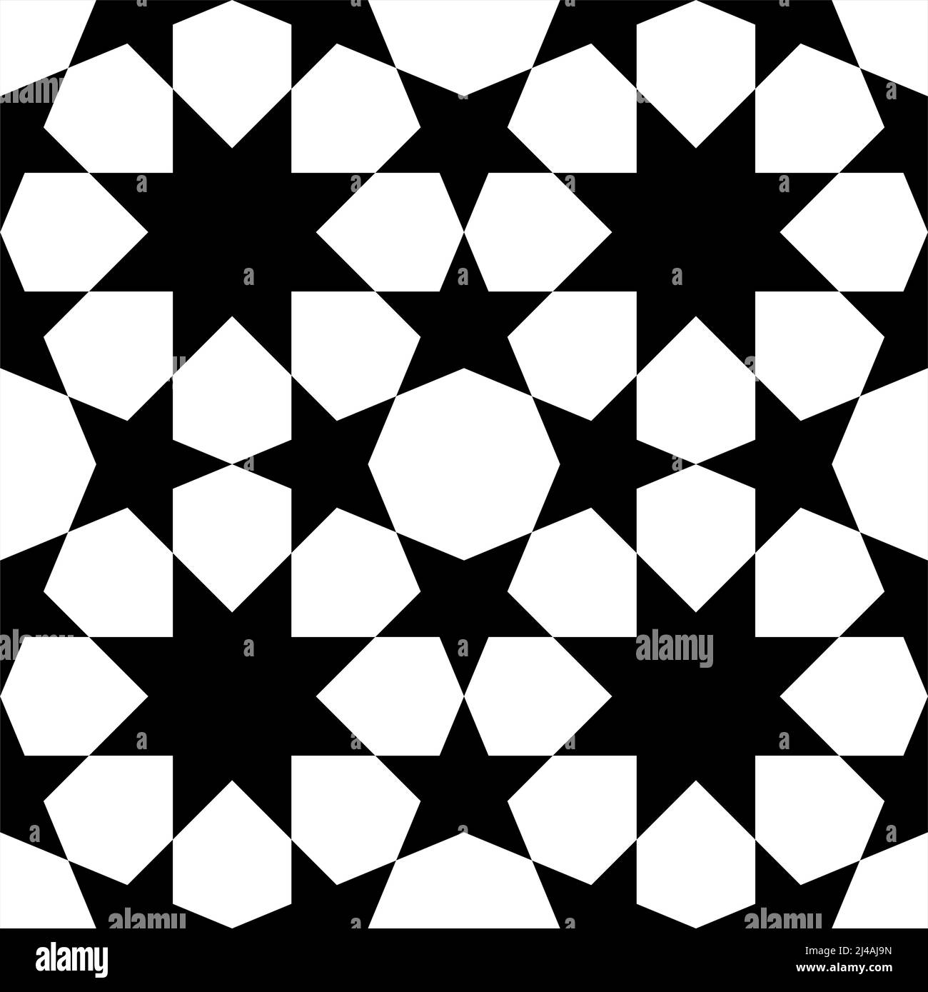 Islamic Geometric Patterns On Fabric