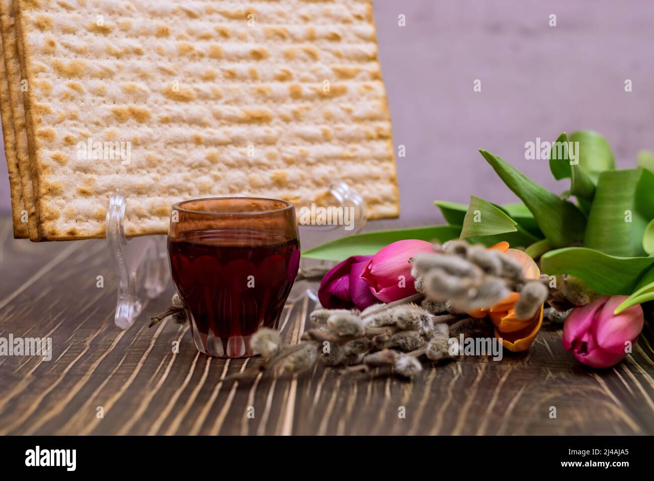 Pesach Jewish holiday with religious tradition attributes symbols ...
