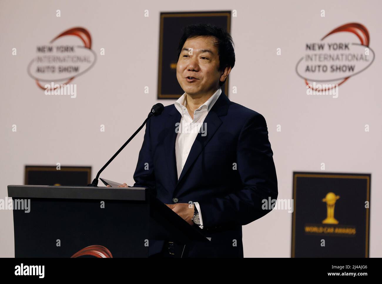 New York, United States. 13th Apr, 2022. Lee Sang Yup, EVP of Global ...