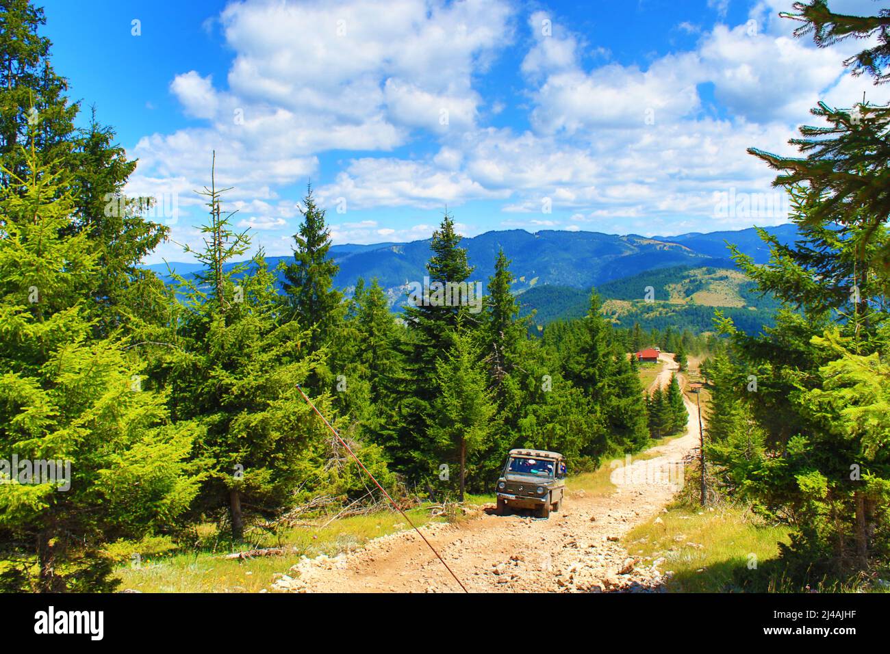 Road and view from-the Eagle's Eye panoramic site-a favorite tourist ...