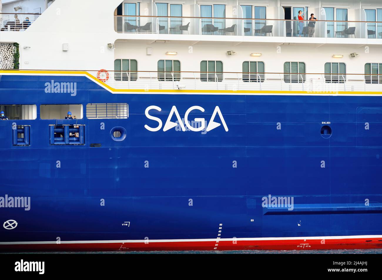 Saga logo hi-res stock photography and images - Alamy