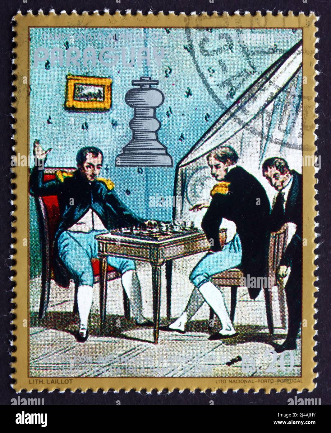 PARAGUAY - CIRCA 1978: a stamp printed in Paraguay shows Napoleon ...