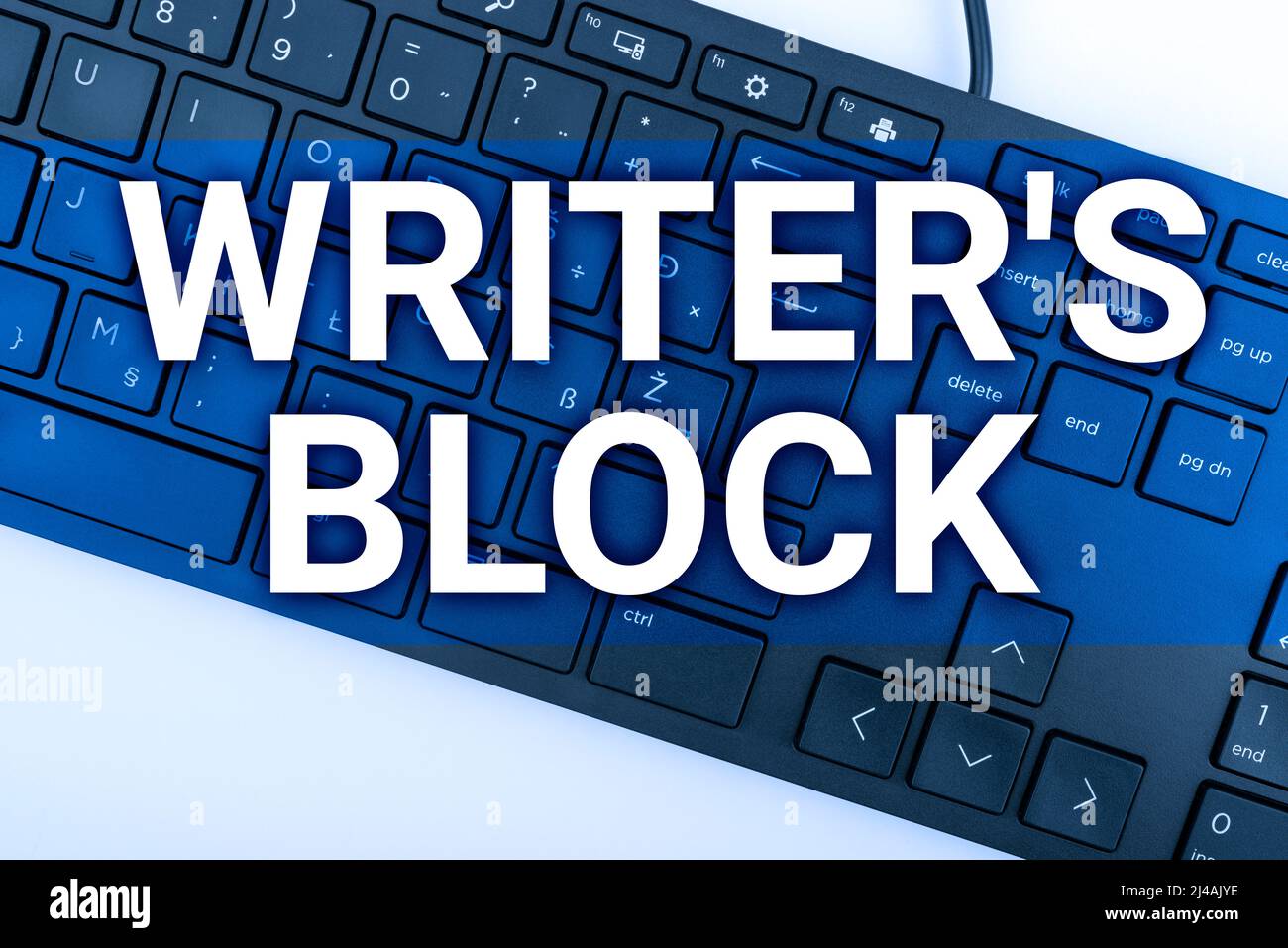 Text showing inspiration Writer S Block. Business overview Condition of being unable to think of ...