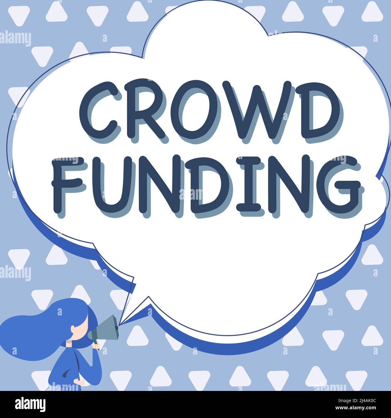 Text showing inspiration Crowd Funding. Internet Concept Fundraising ...