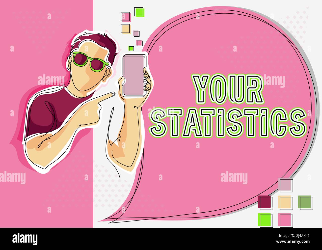 Sign displaying Your Statistics. Word Written on Your Statistics Line ...