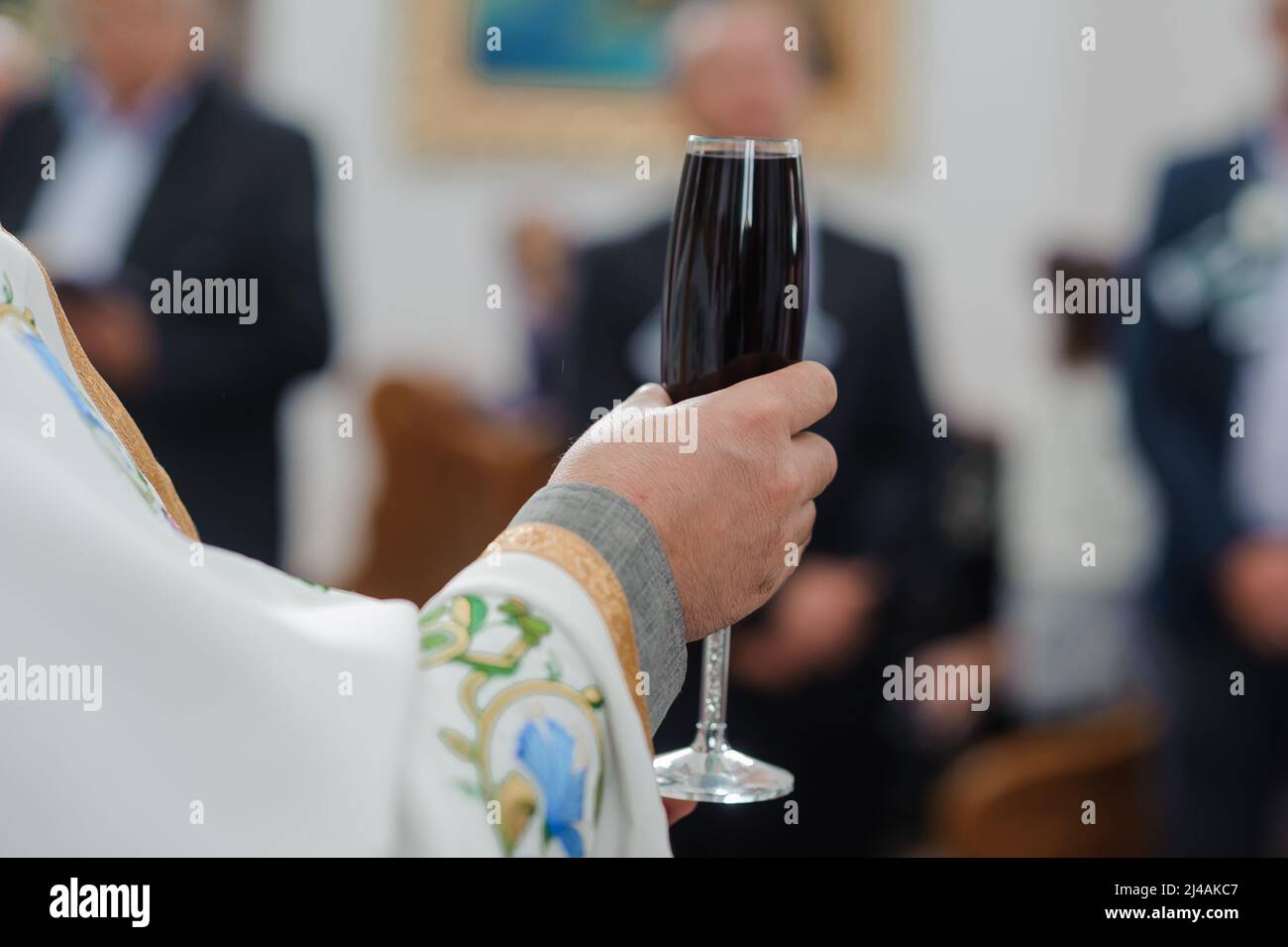 Communion wafer wine sacrament hi-res stock photography and images - Alamy