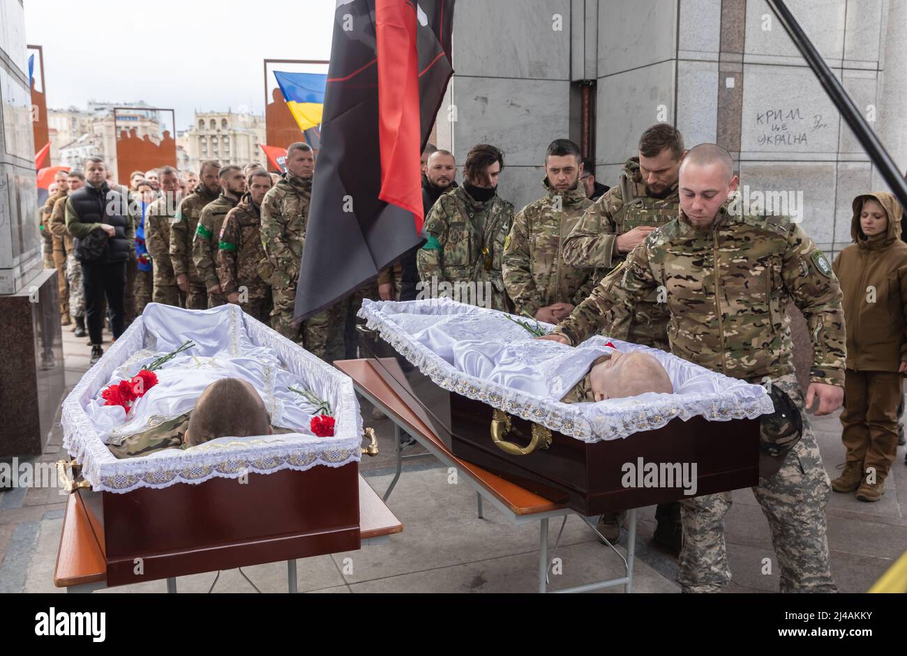 (Editors note image depicts death) Farewell to the dead fighters of the ...