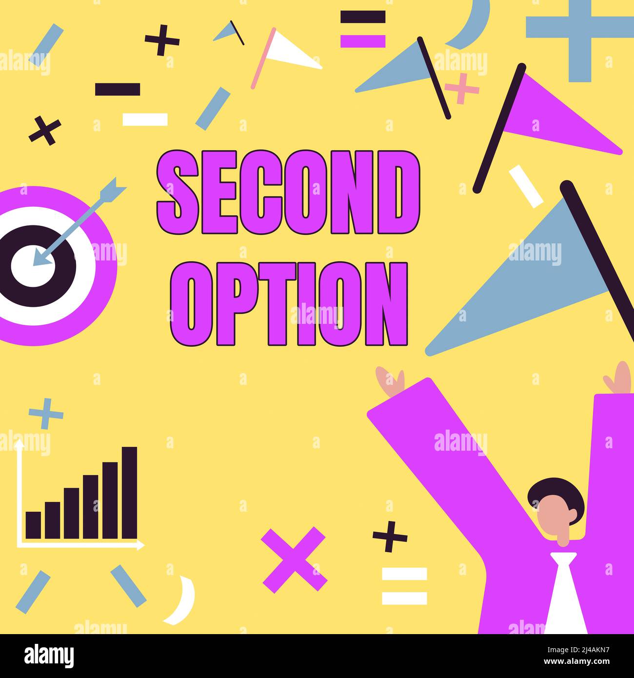 Inspiration showing sign Second Option. Business concept Next Fiddle ...