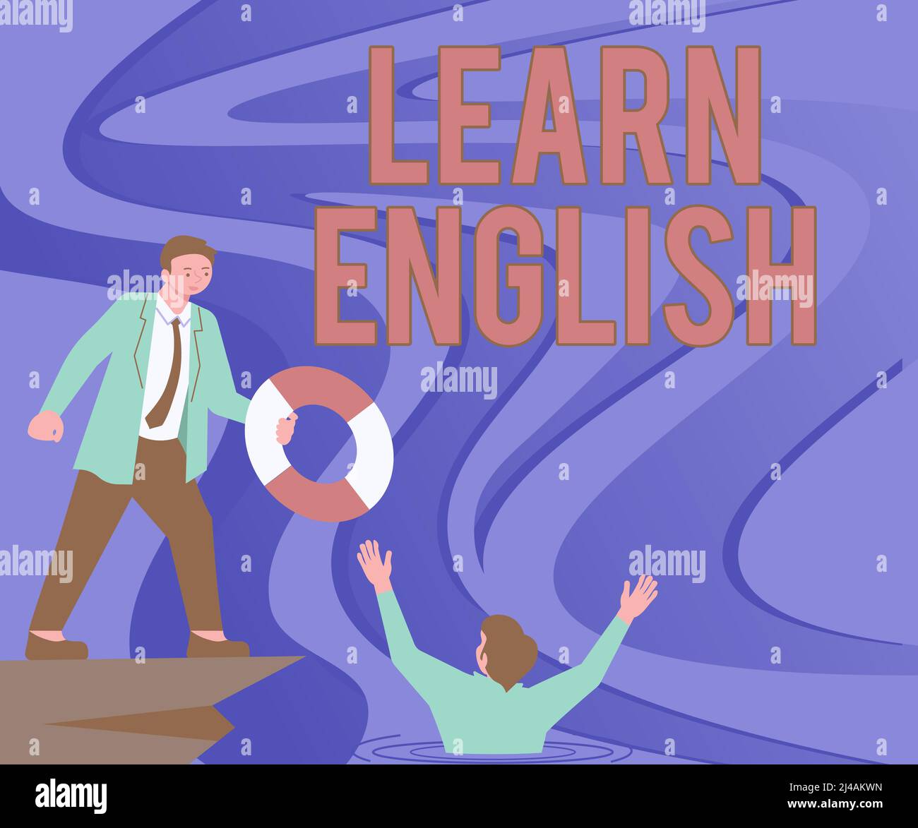 Sign displaying Learn English. Word for Universal Language Easy ...