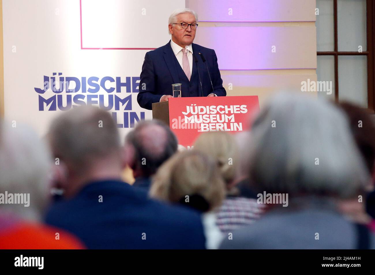 Berlin, Germany. 13th Apr, 2022. German President Frank-Walter ...