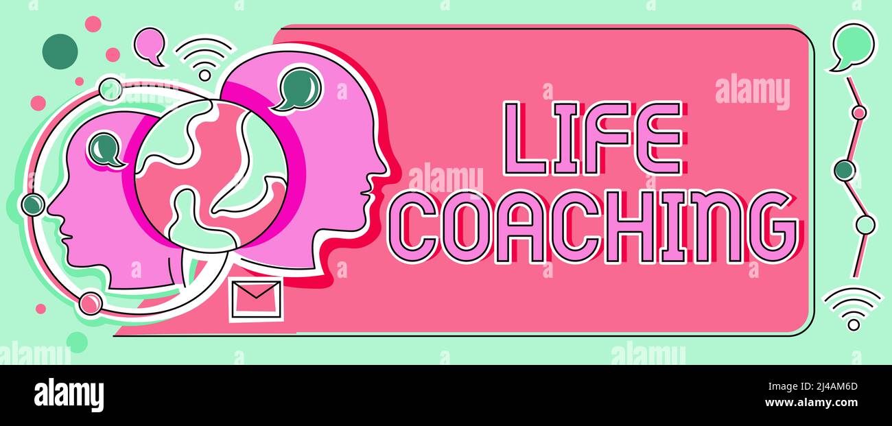 Text caption presenting Life Coaching. Internet Concept Improve Lives ...