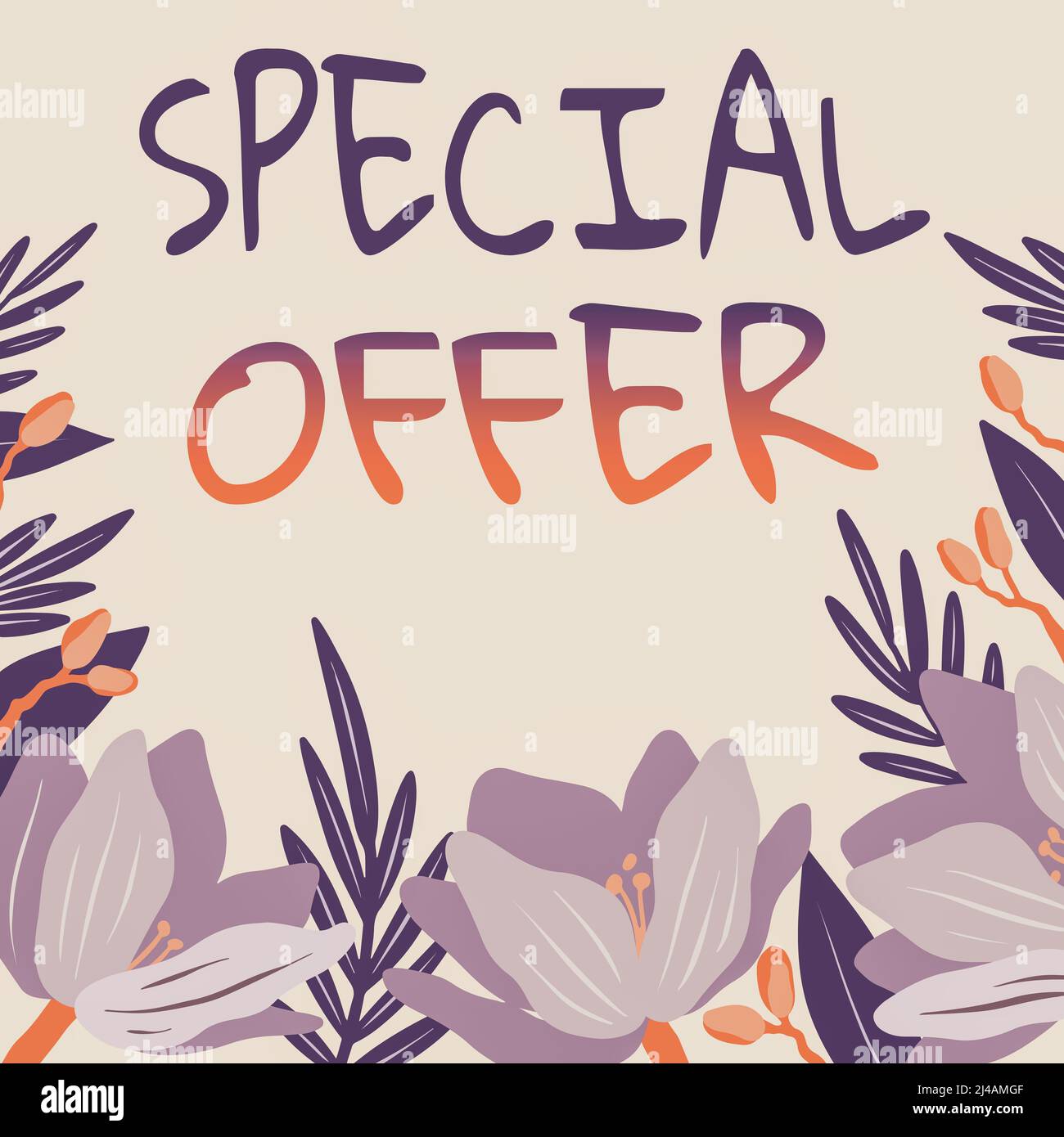 Inspiration showing sign Special Offer. Conceptual photo Selling at a ...