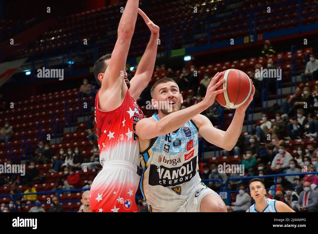 Mediolanum Forum, Milan, Italy, April 13, 2022, Tres Anthony Thinkle ...