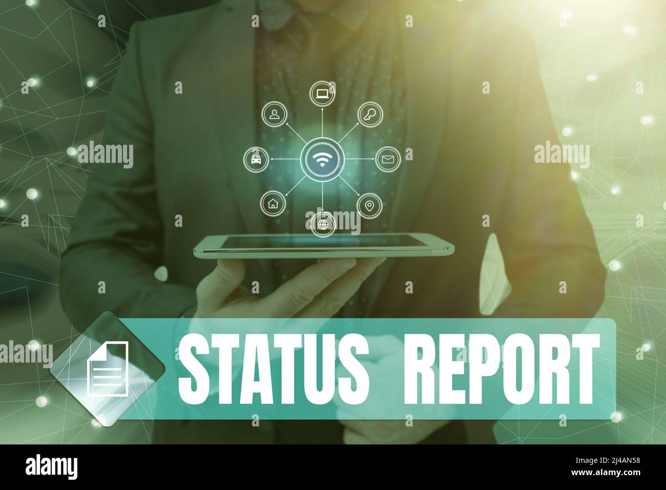 Conceptual display Status Report. Business showcase Update Summary of ...