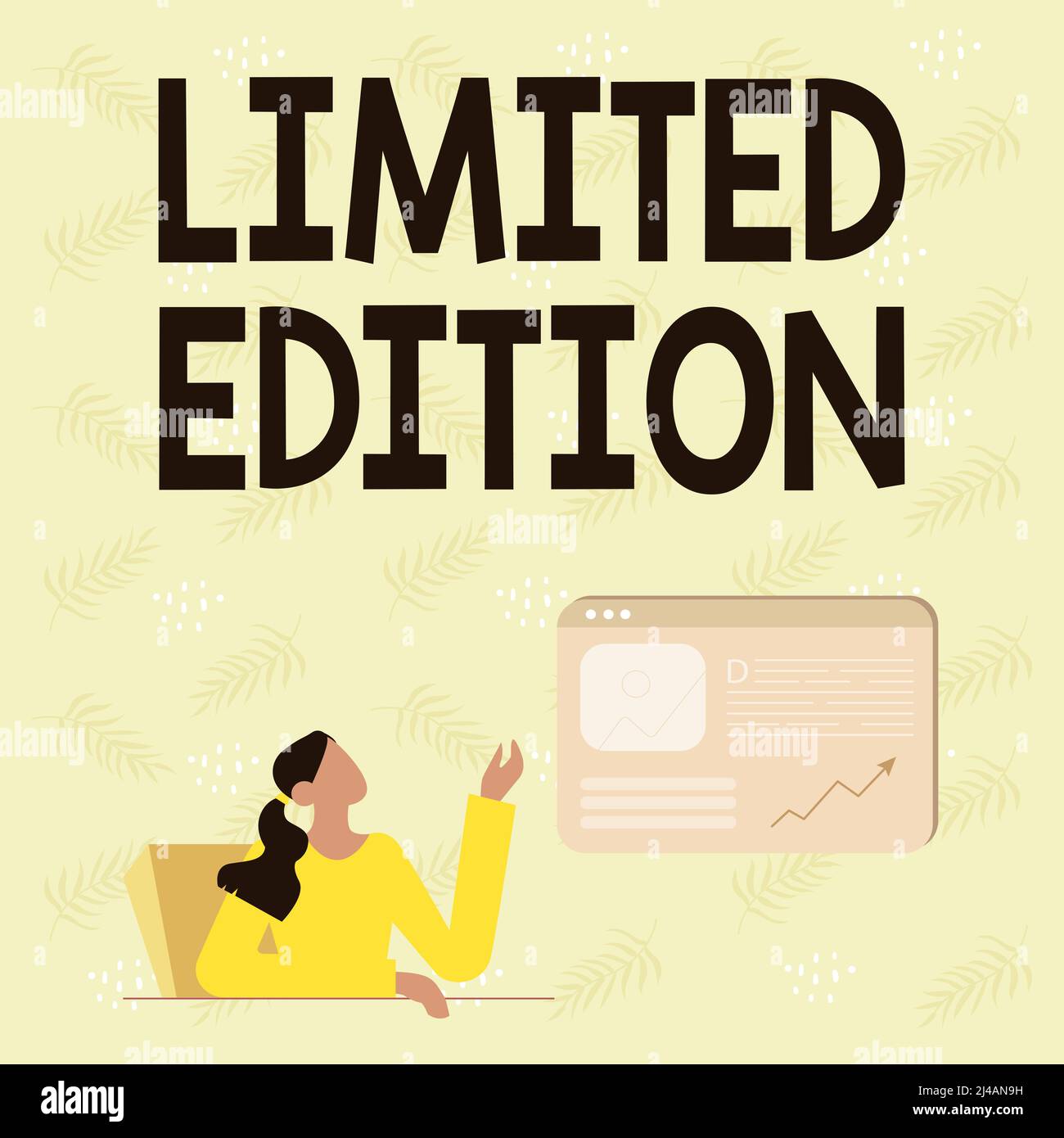 Text sign showing Limited Edition. Word Written on Work of something ...