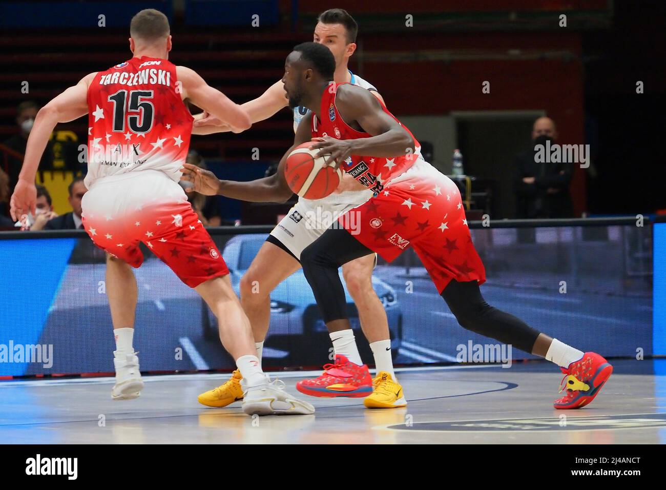 April 13, 2022, Milan, Italy: Milan, Italy, Mediolanum Forum, April 13 ...