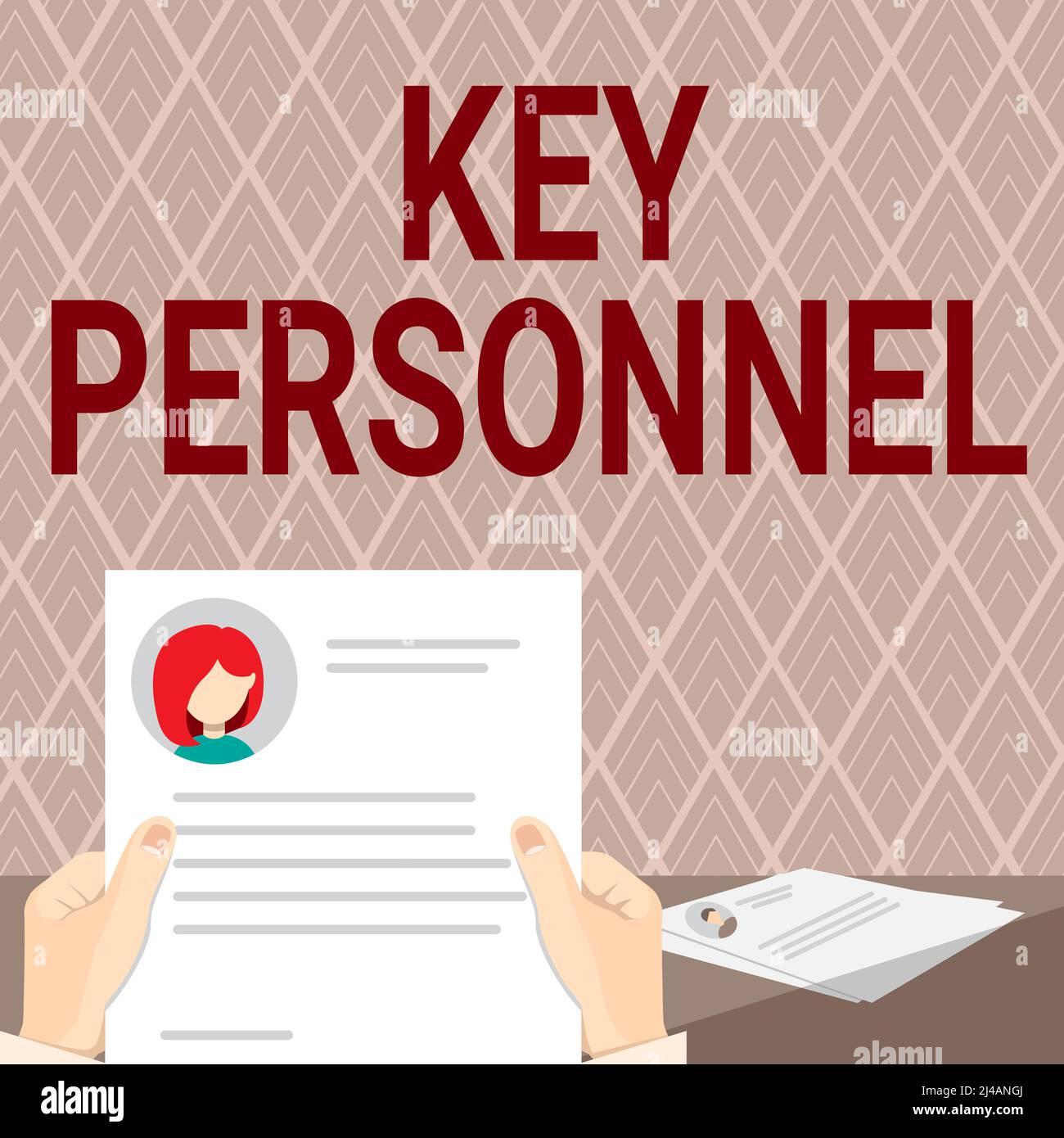 Text showing inspiration Key Personnel. Word Written on Program ...