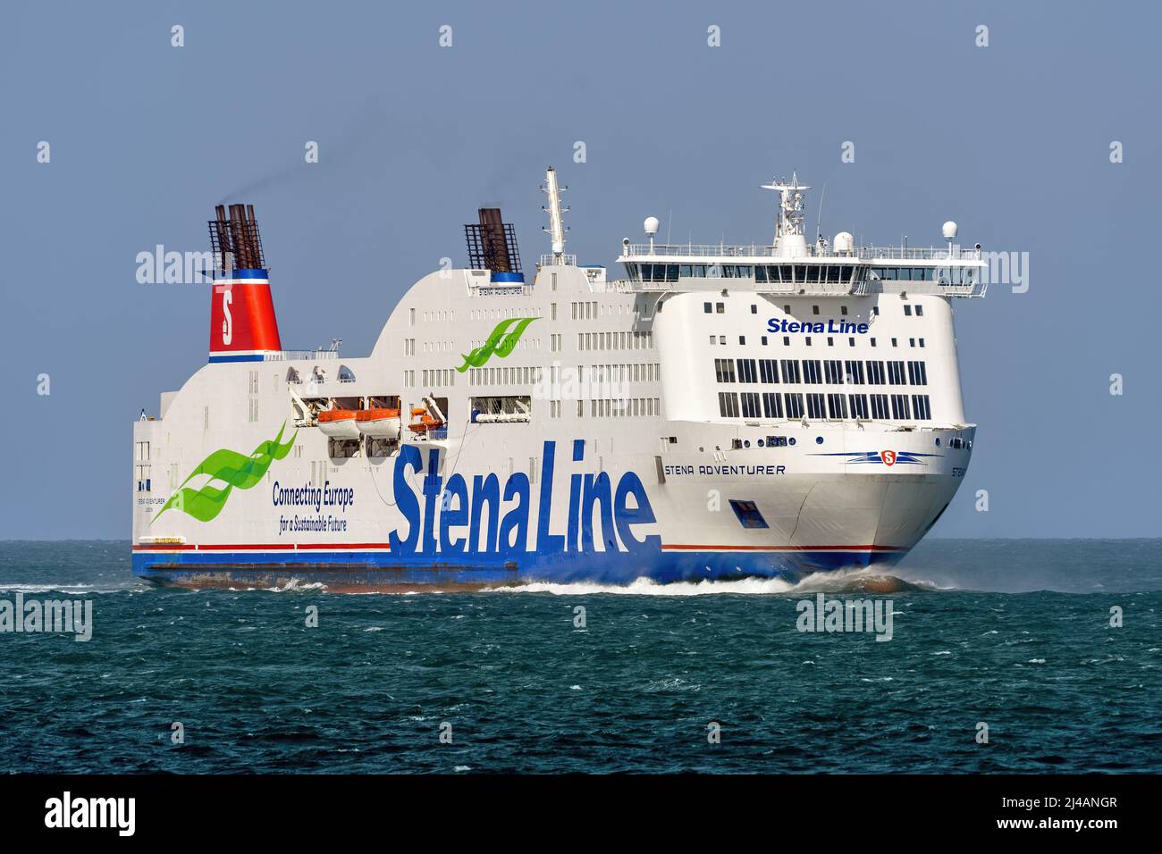 Stena Adventurer is a ferry operated by Stena Line on the Irish Sea ...