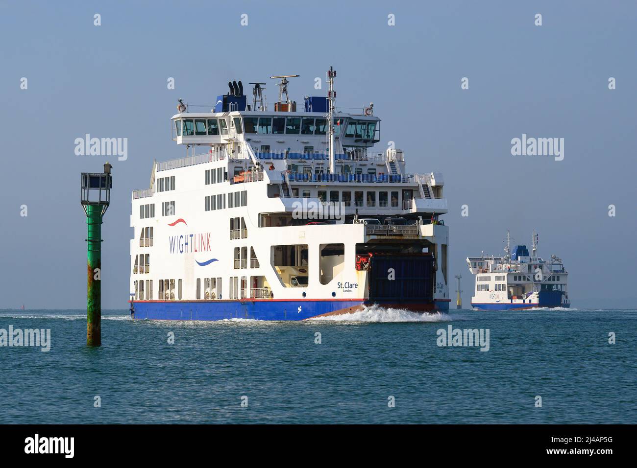 The Isle of Wight ferries St.Clare and St.Faith are operated by ...