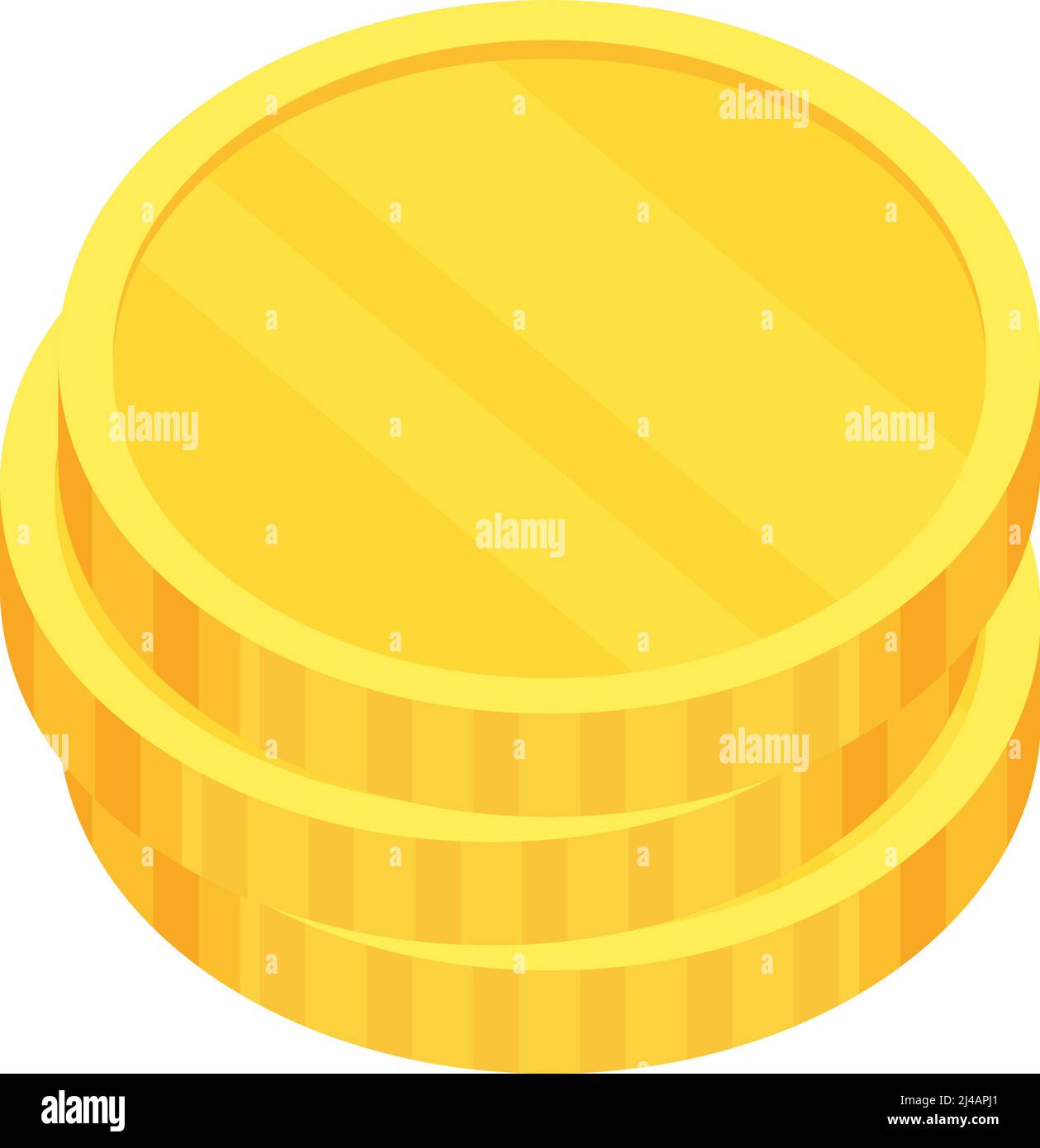 Coins. Heap of golden dollars. Money stack Stock Vector Image & Art - Alamy
