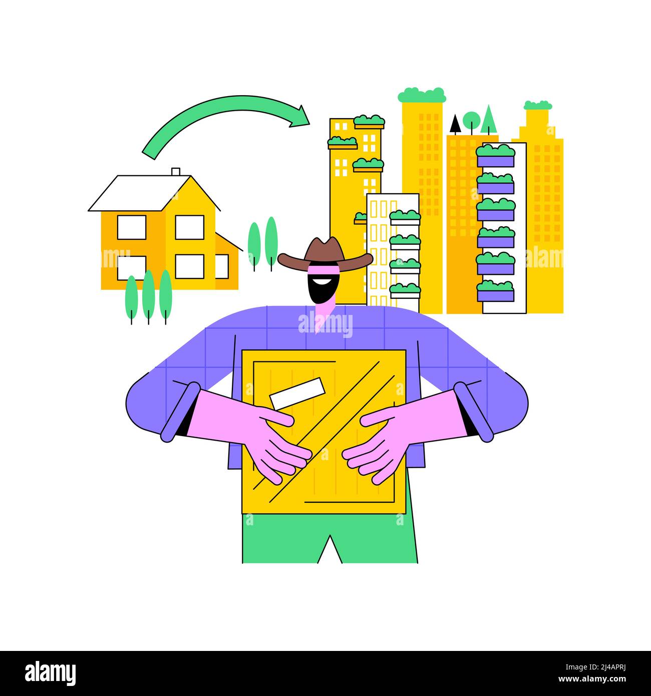 Weird cities Stock Vector Images - Alamy