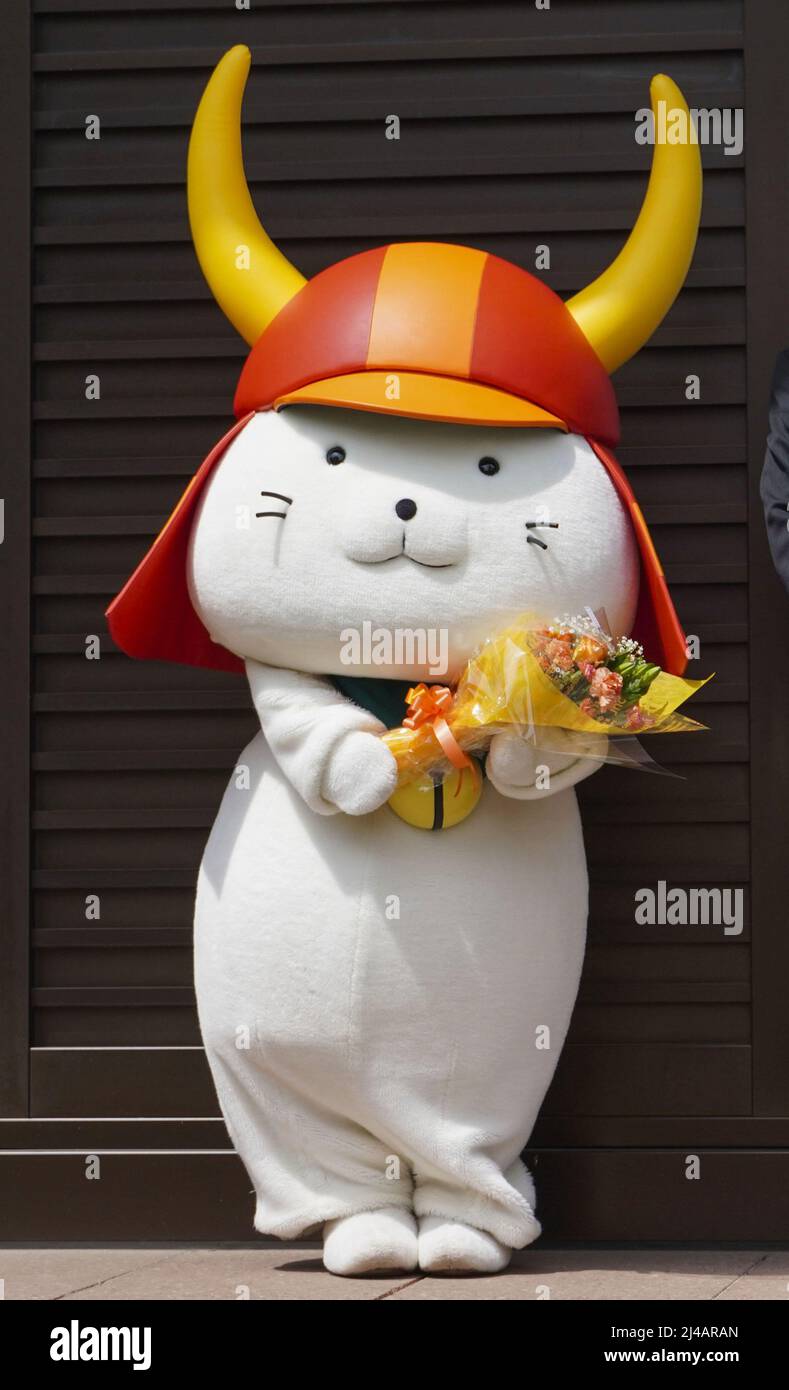 The 16th birthday of Hikonyan, the popular cat mascot of the Japanese ...