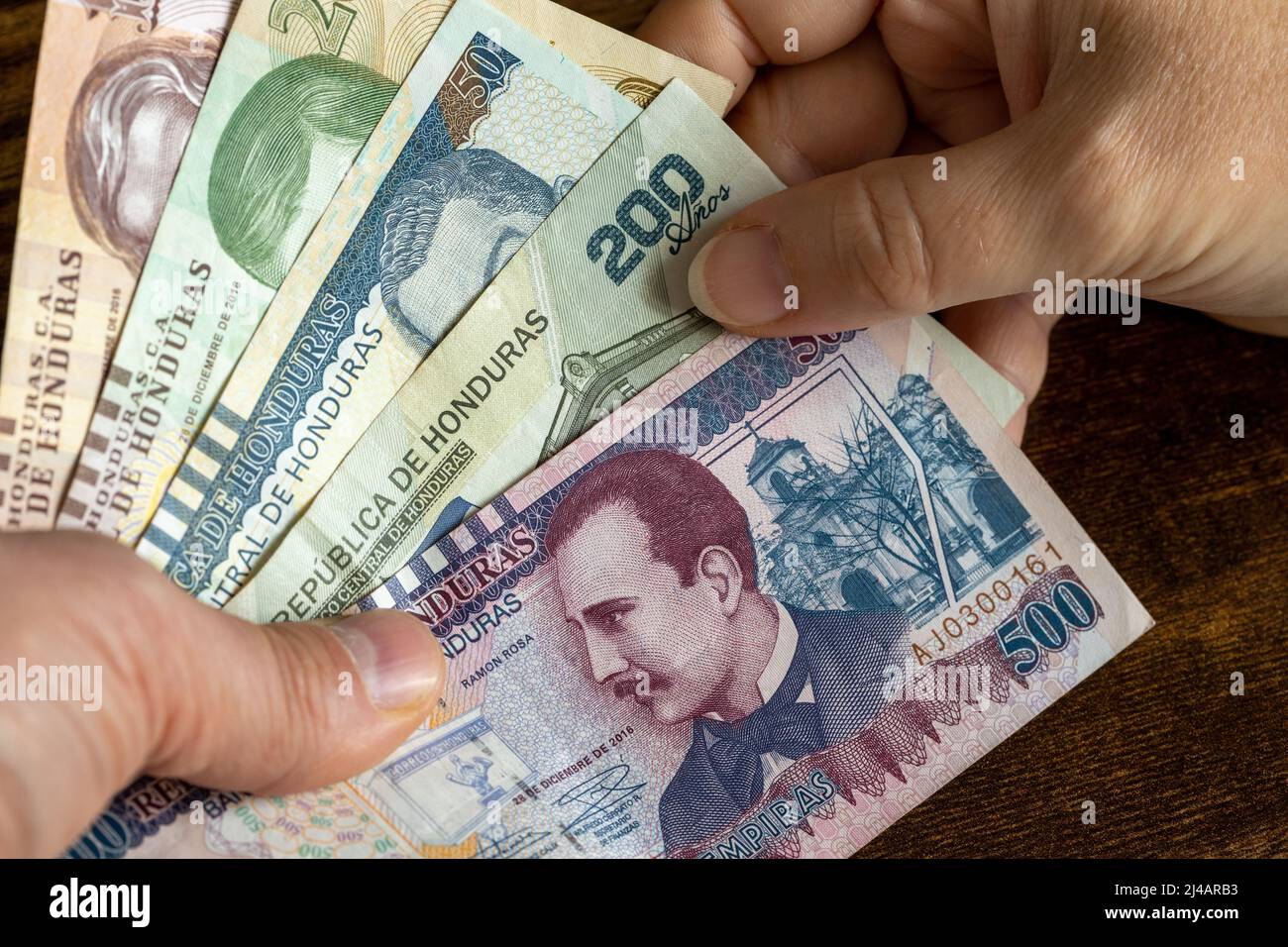Honduras lempira currency sign hi-res stock photography and images - Alamy