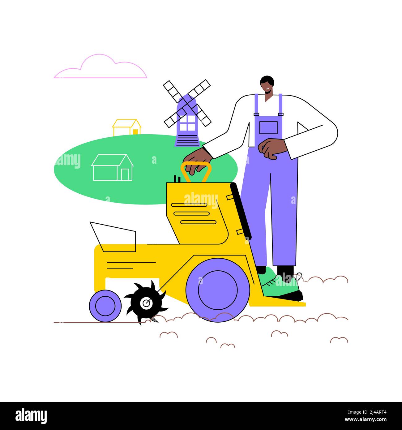 Growing crops industry Cut Out Stock Images & Pictures - Alamy