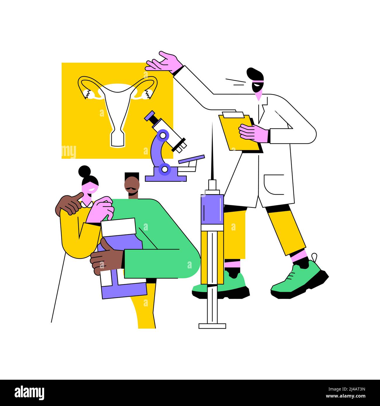 Assisted reproductive technology Stock Vector Images - Alamy