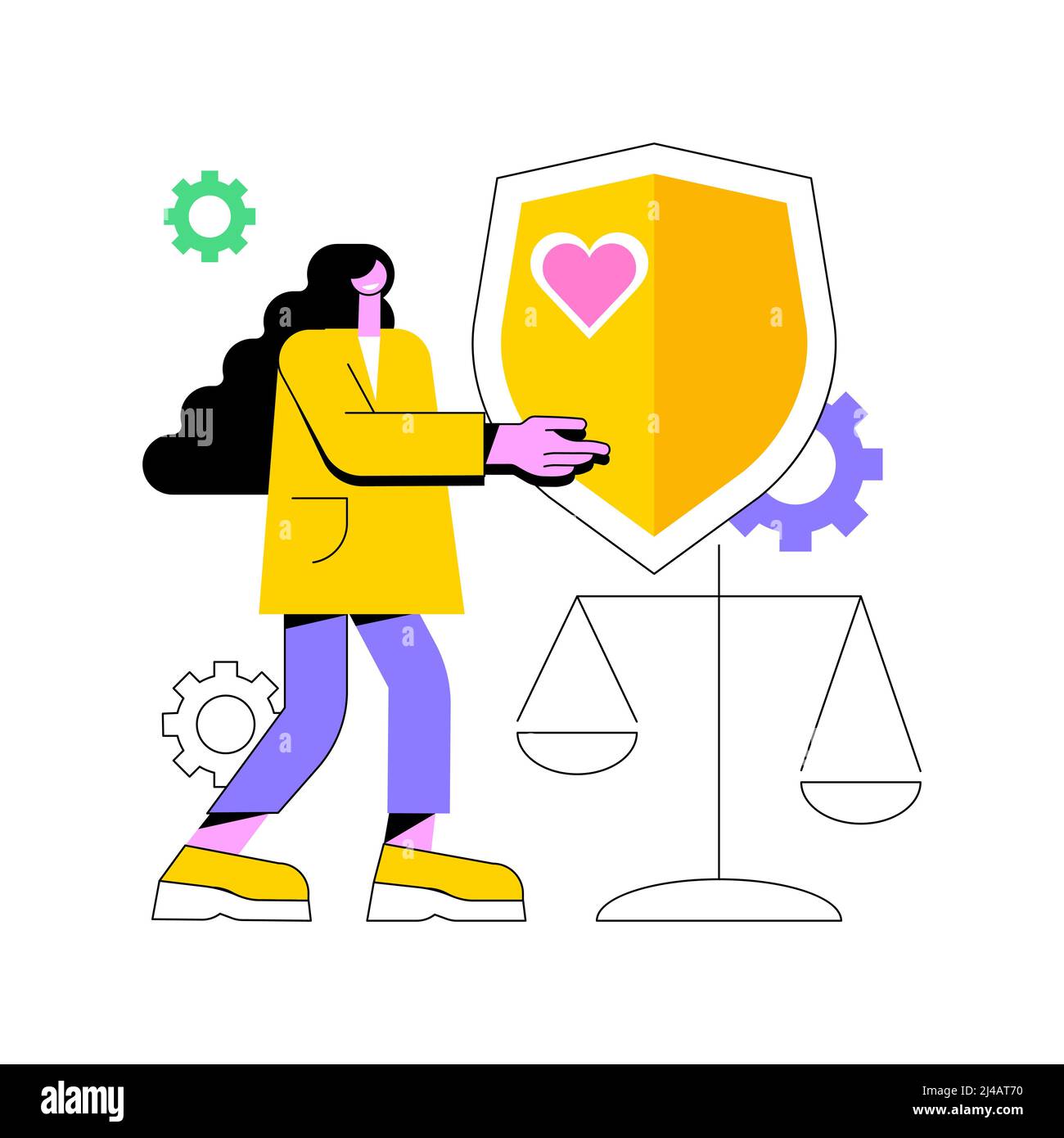 Honesty abstract concept vector illustration. Ethics, honest person ...