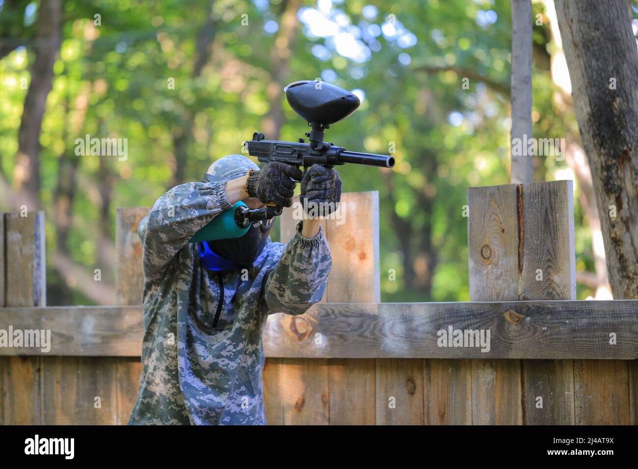 Paintball Shooting Gallery