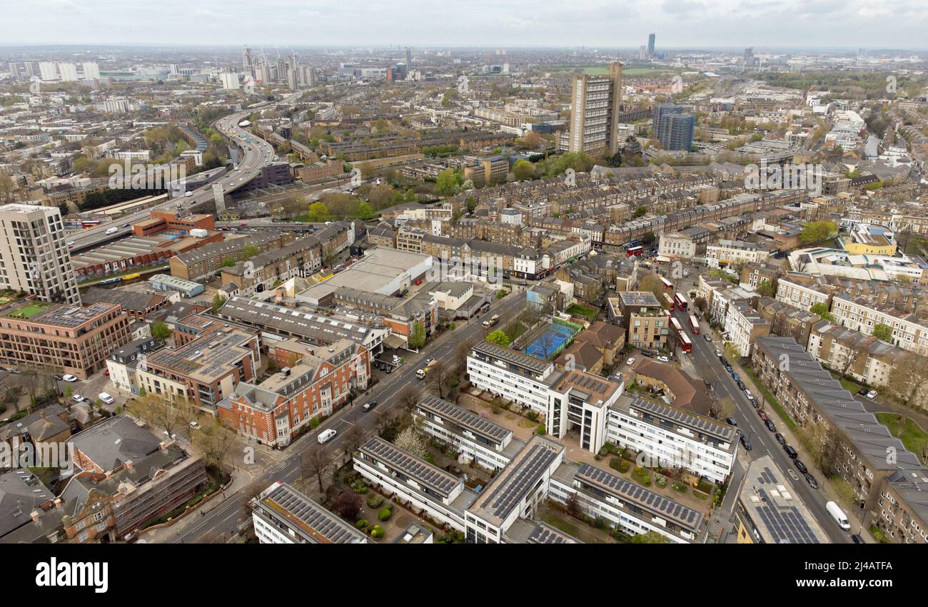 Westbourne Park, Royal Oak and Warwick Avenue area, London, England ...
