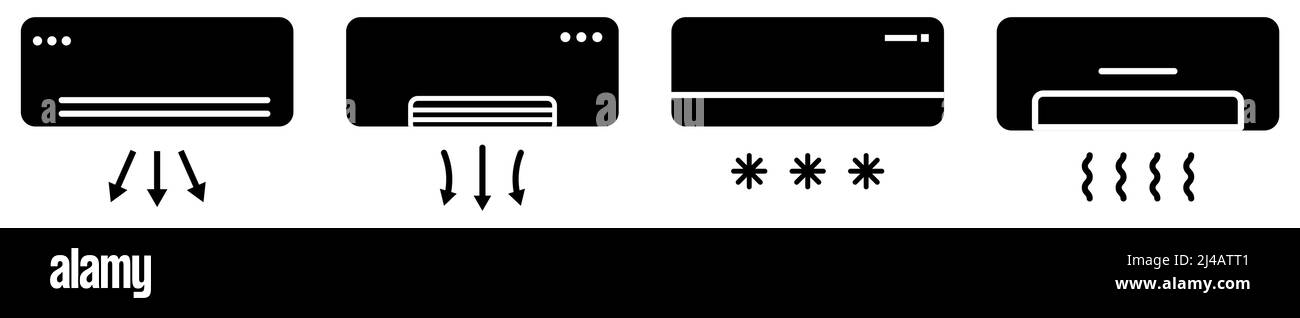 Air conditioner icons Stock Vector Image & Art - Alamy