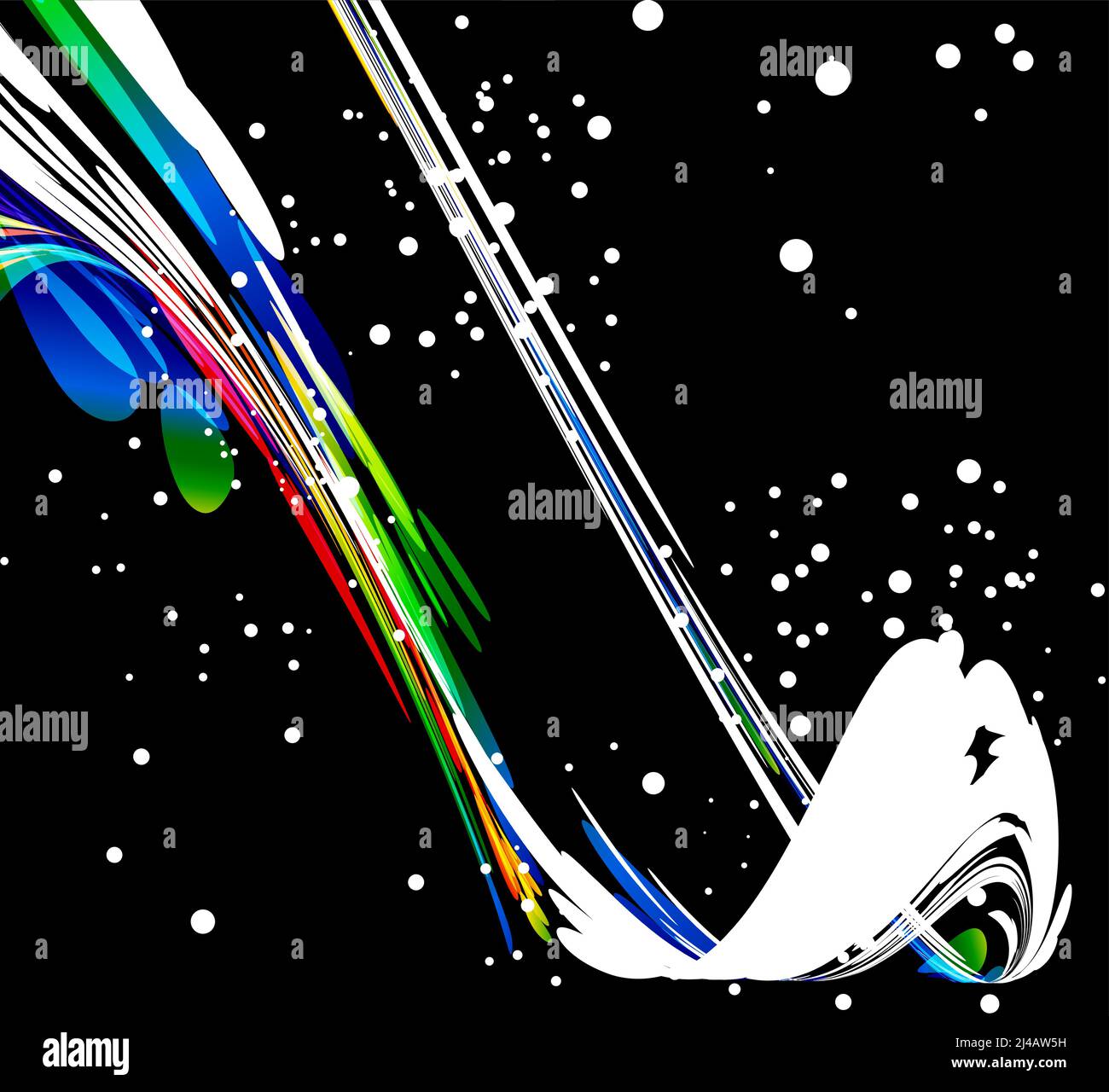 black background, curve template, color splash, torrent element Stock ...