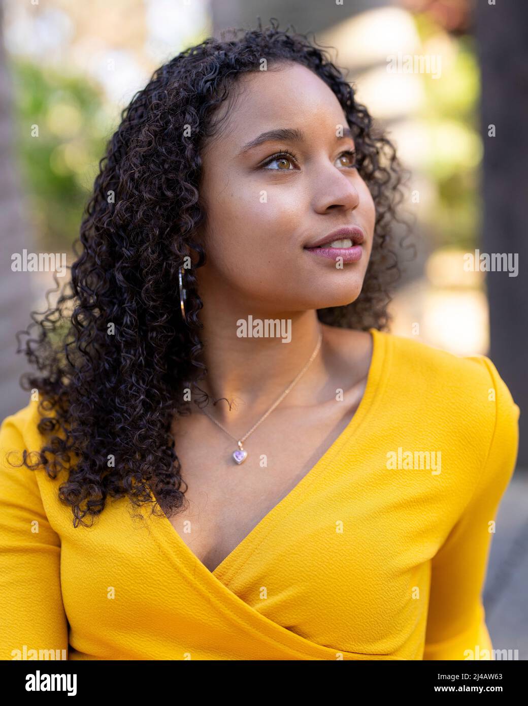 Black Girl With Hazel Eyes