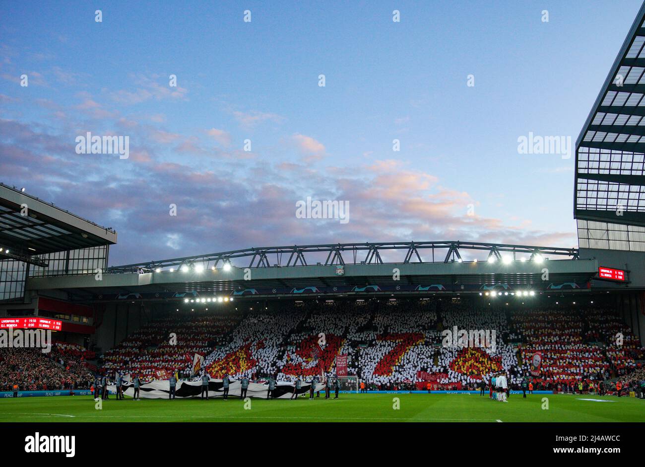 General view inside the ground ahead of the UEFA Champions League ...