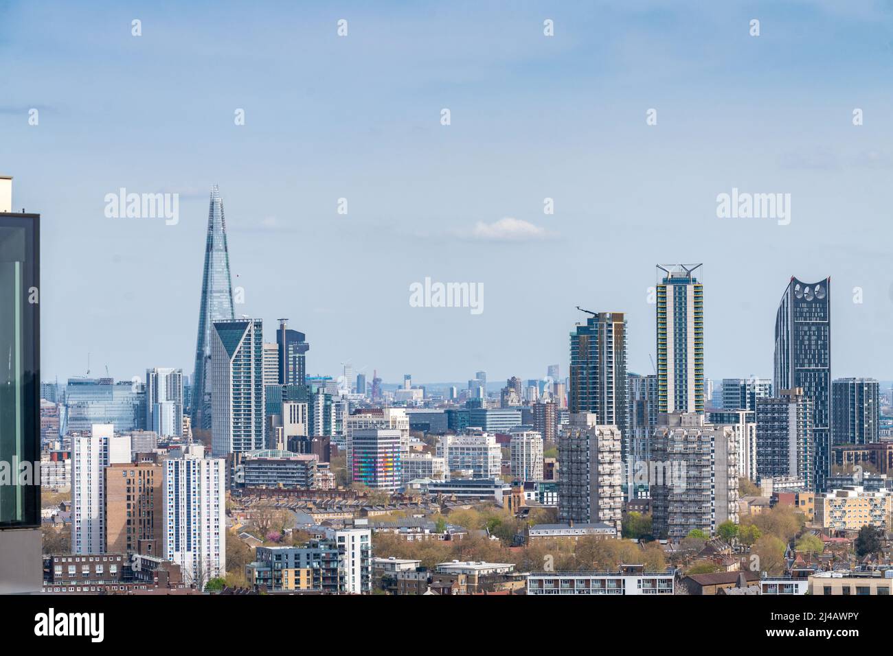 LONDON AERIAL SKYLINE Stock Photo - Alamy