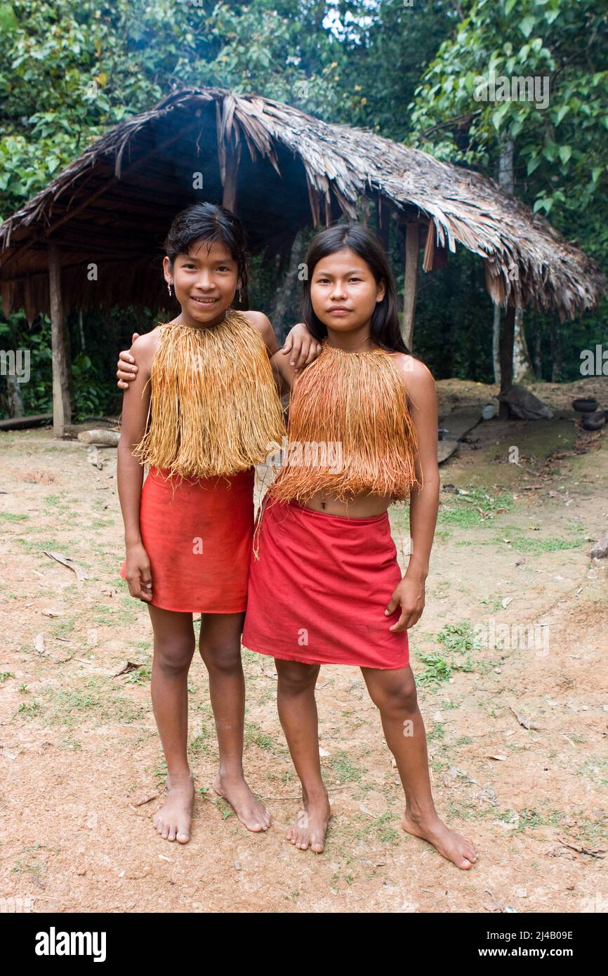 Yagua Indians - Amazon Peru Stock Photo - Alamy