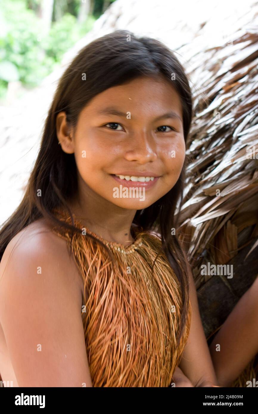 Yagua Indians - Amazon Peru Stock Photo - Alamy