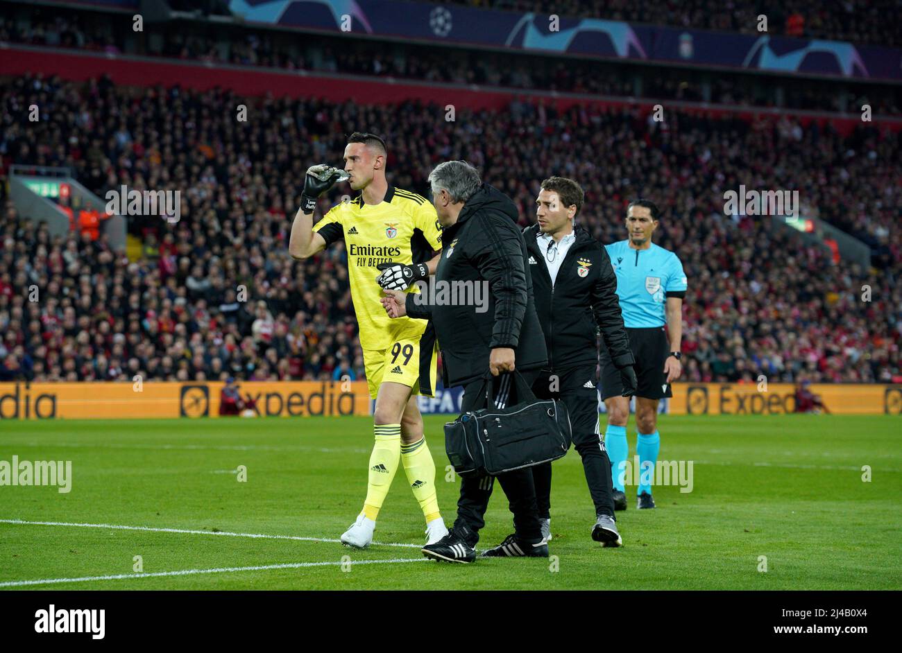Benfica goalkeeper Odysseas Vlachodimos during the UEFA Champions ...
