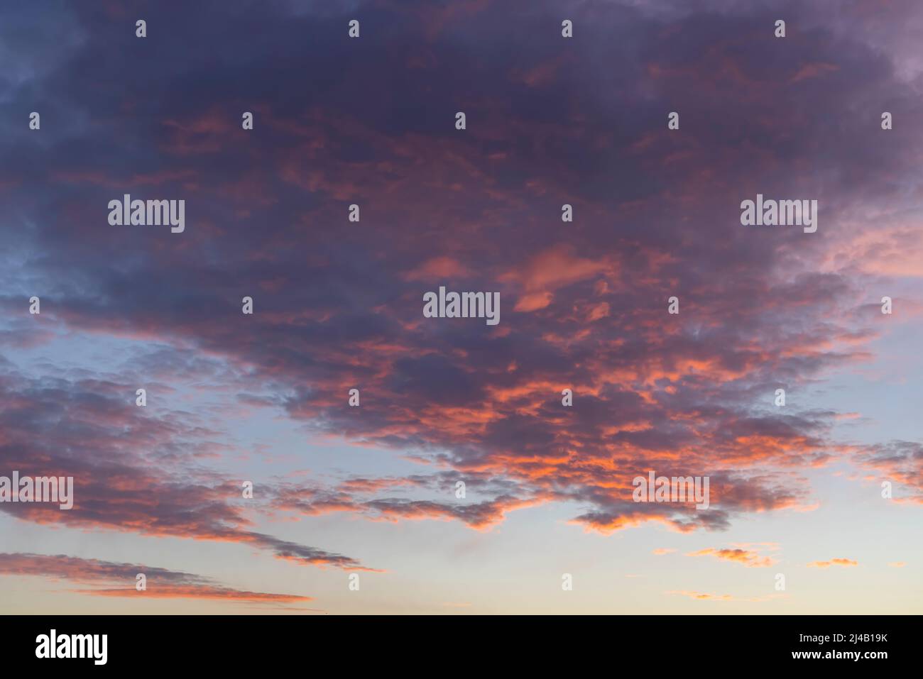 Beautiful sky with cloud before sunset Stock Photo - Alamy