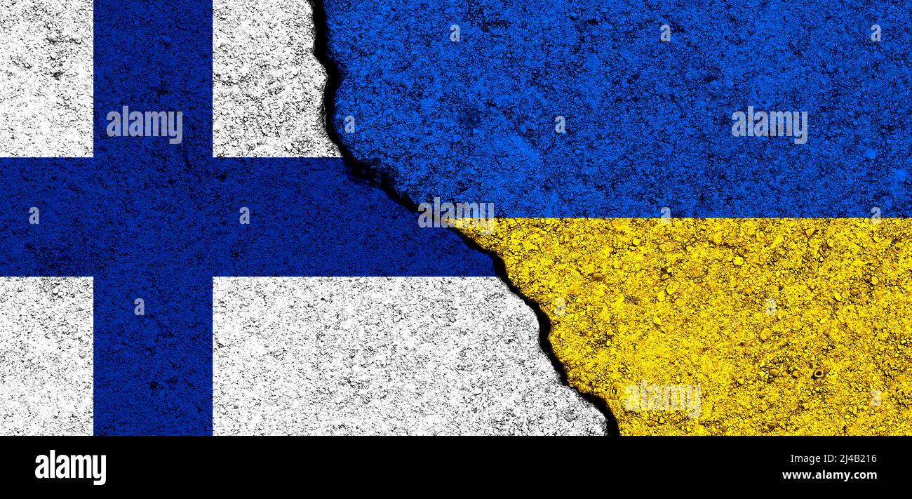 Finland and ukraine flags hi-res stock photography and images - Alamy