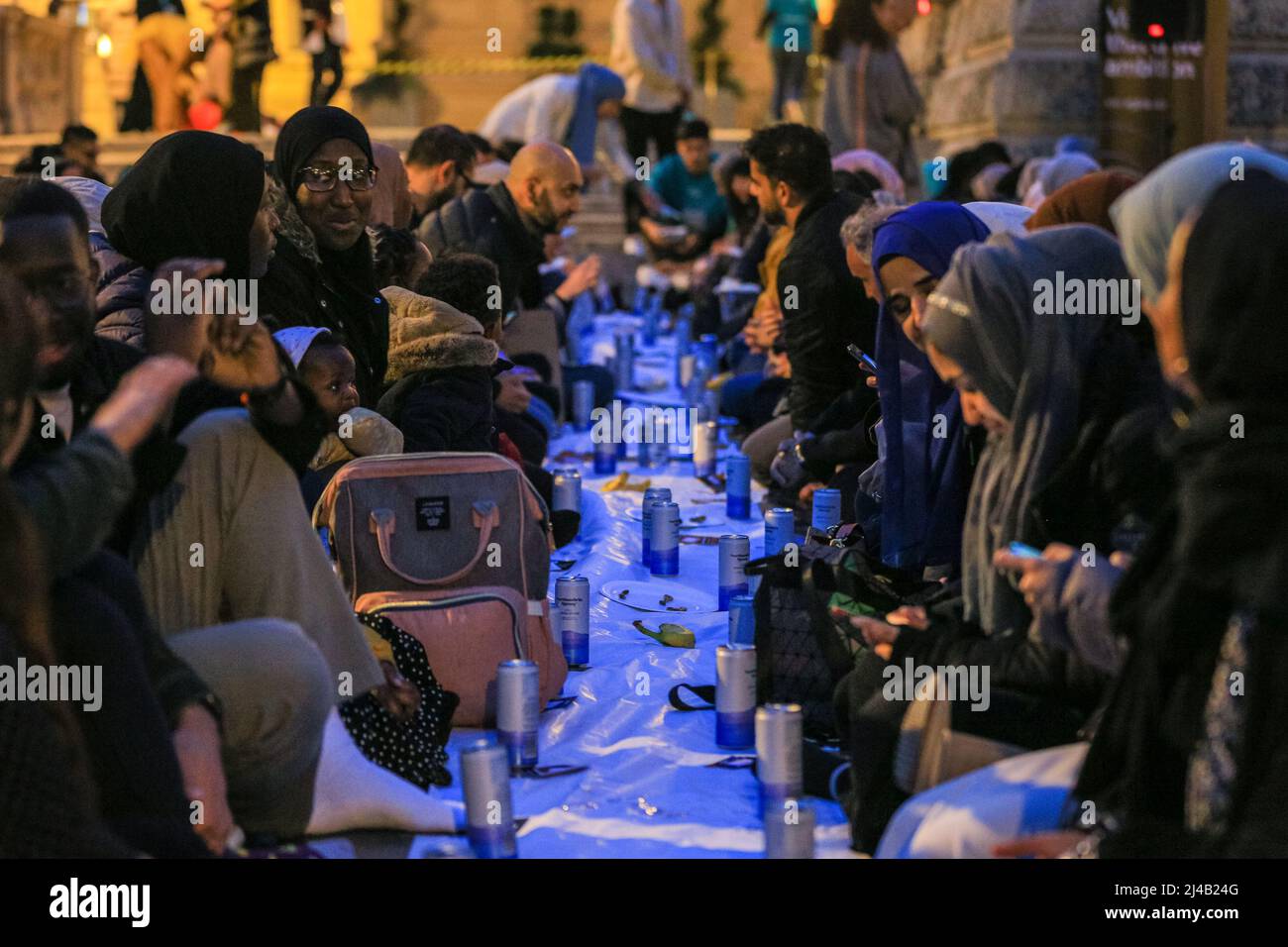 London, UK. 13th Apr, 2022. People take part in the UK's largest Open ...