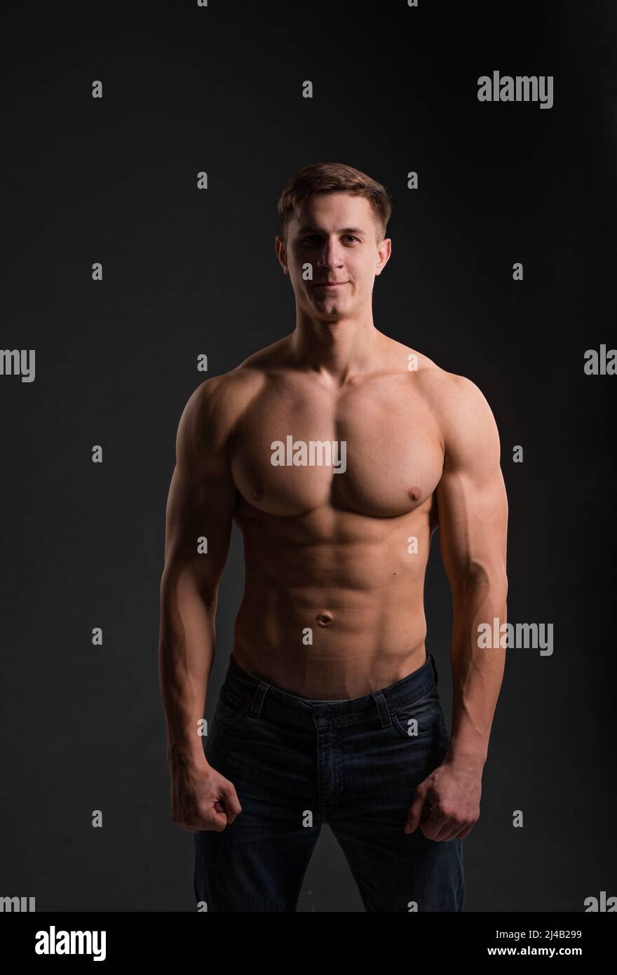 athlete with chain Stock Photo - Alamy