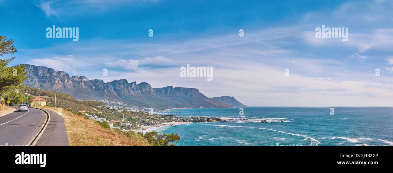 Waterfront. A series of photos of ocean, beach and coast Stock Photo ...