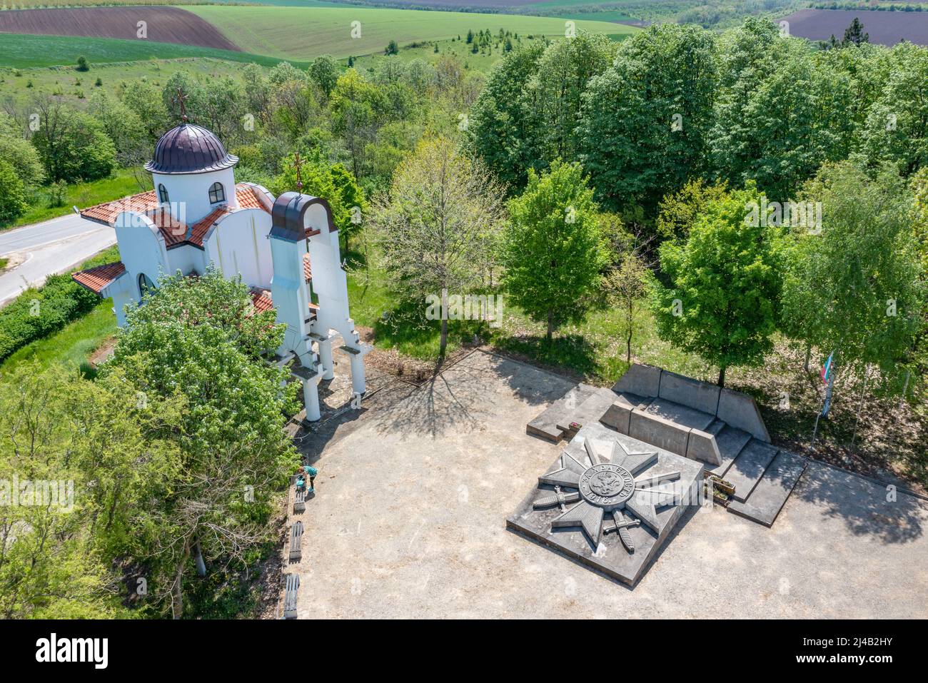 Tutrakan military cemetery in Bulgaria Stock Photo - Alamy