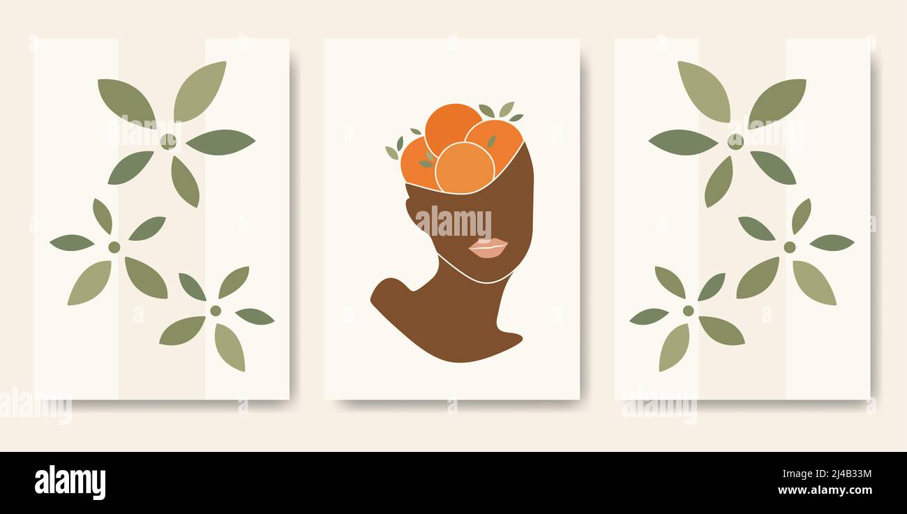 Collection of contemporary pastel art posters Stock Vector Image & Art ...