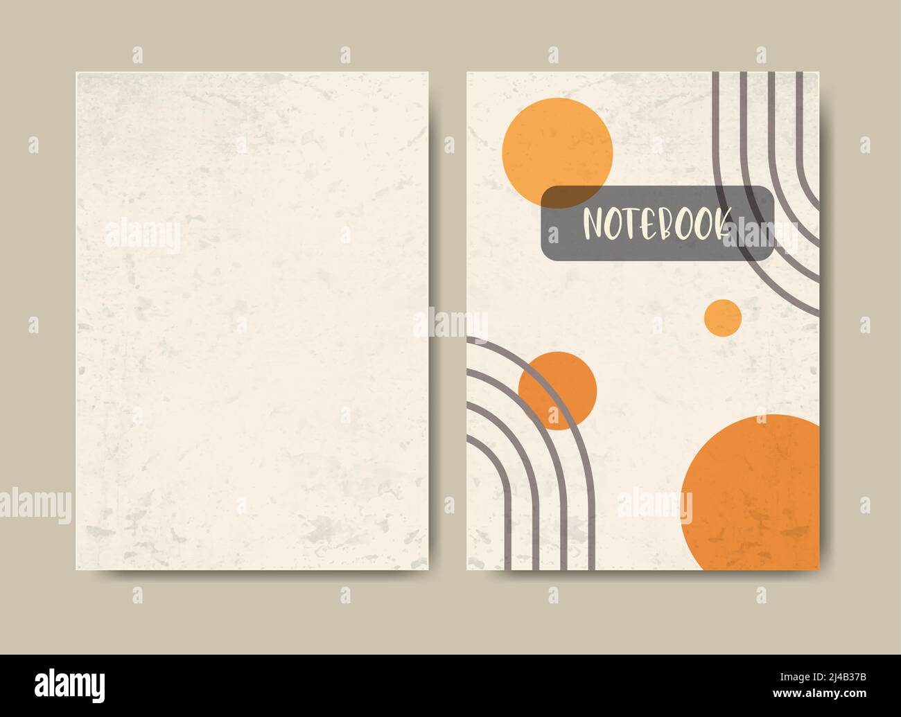 Cover design with line, circle, rainbow pattern Stock Vector Image ...