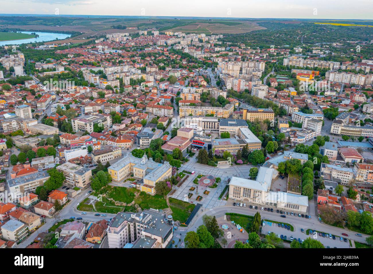 Aerial view of Silistra, Bulgaria Stock Photo - Alamy